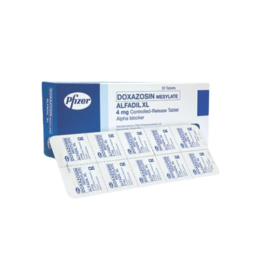 ALFADIL XL Doxazosin Mesylate 4mg Controlled-Release Tablet 30's price ...